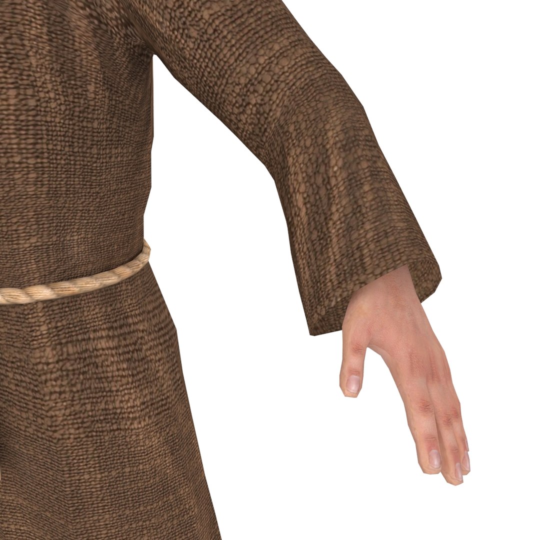 Priest male man 3D model - TurboSquid 1279136