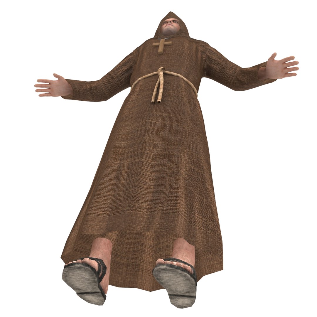Priest male man 3D model - TurboSquid 1279136