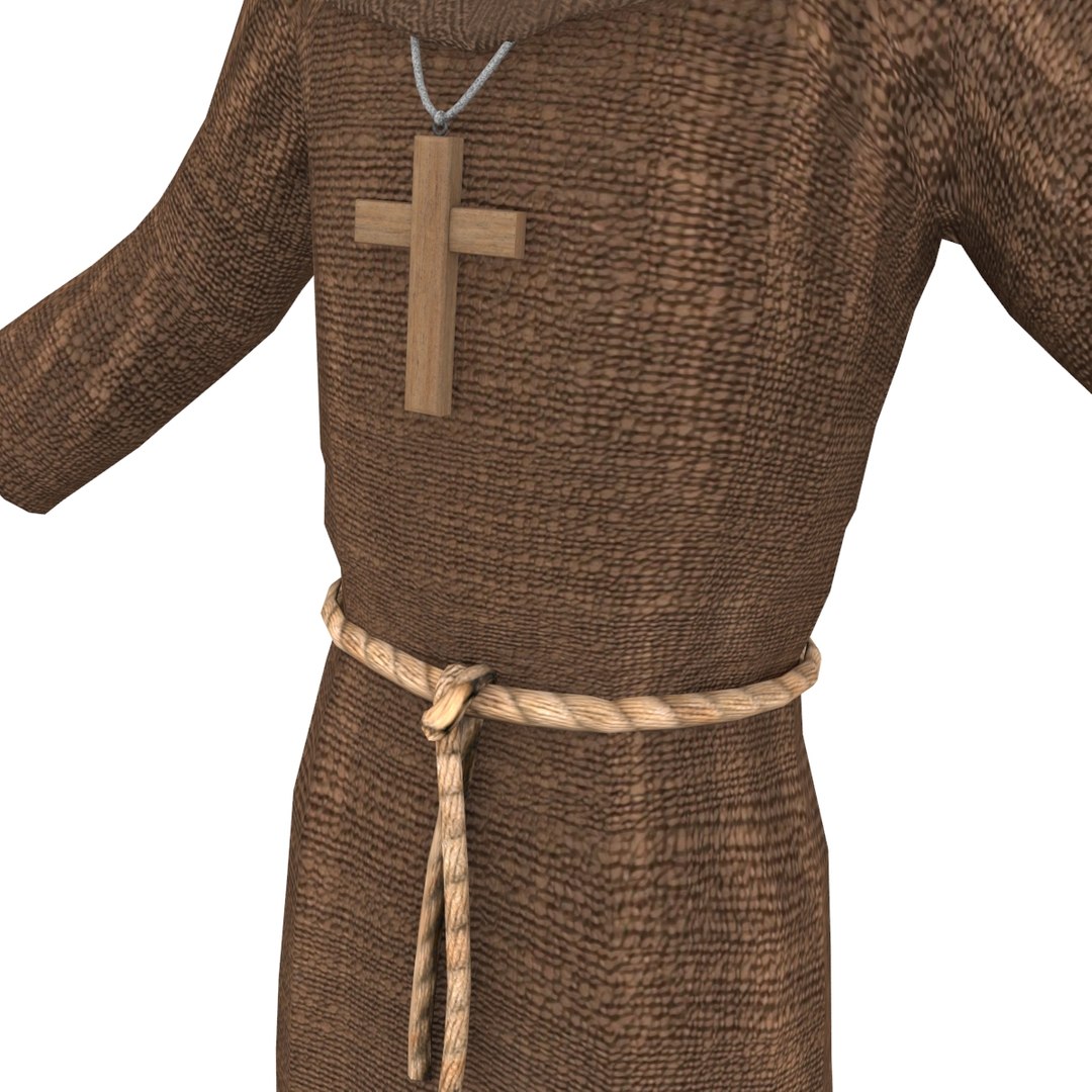 Priest male man 3D model - TurboSquid 1279136