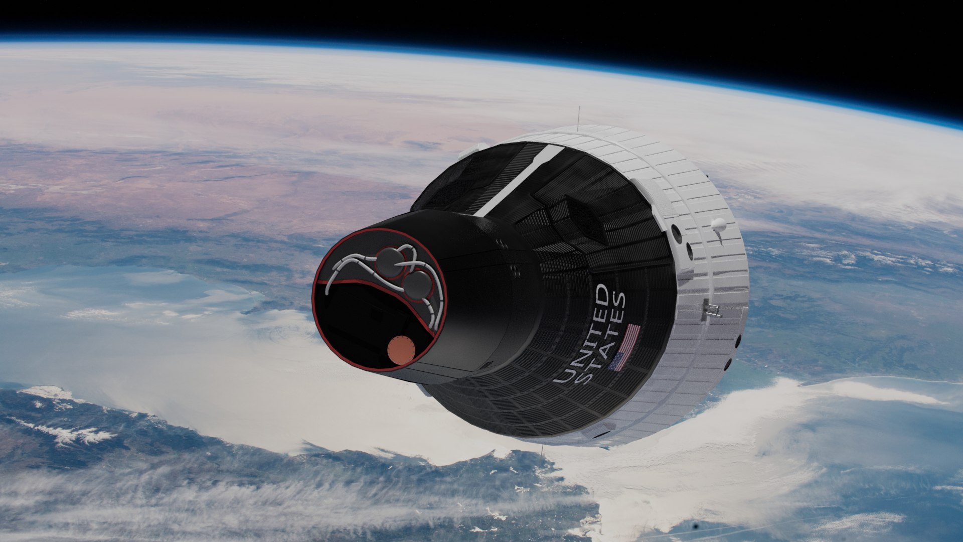 Gemini Program Nasa 3D Model - TurboSquid 1646020