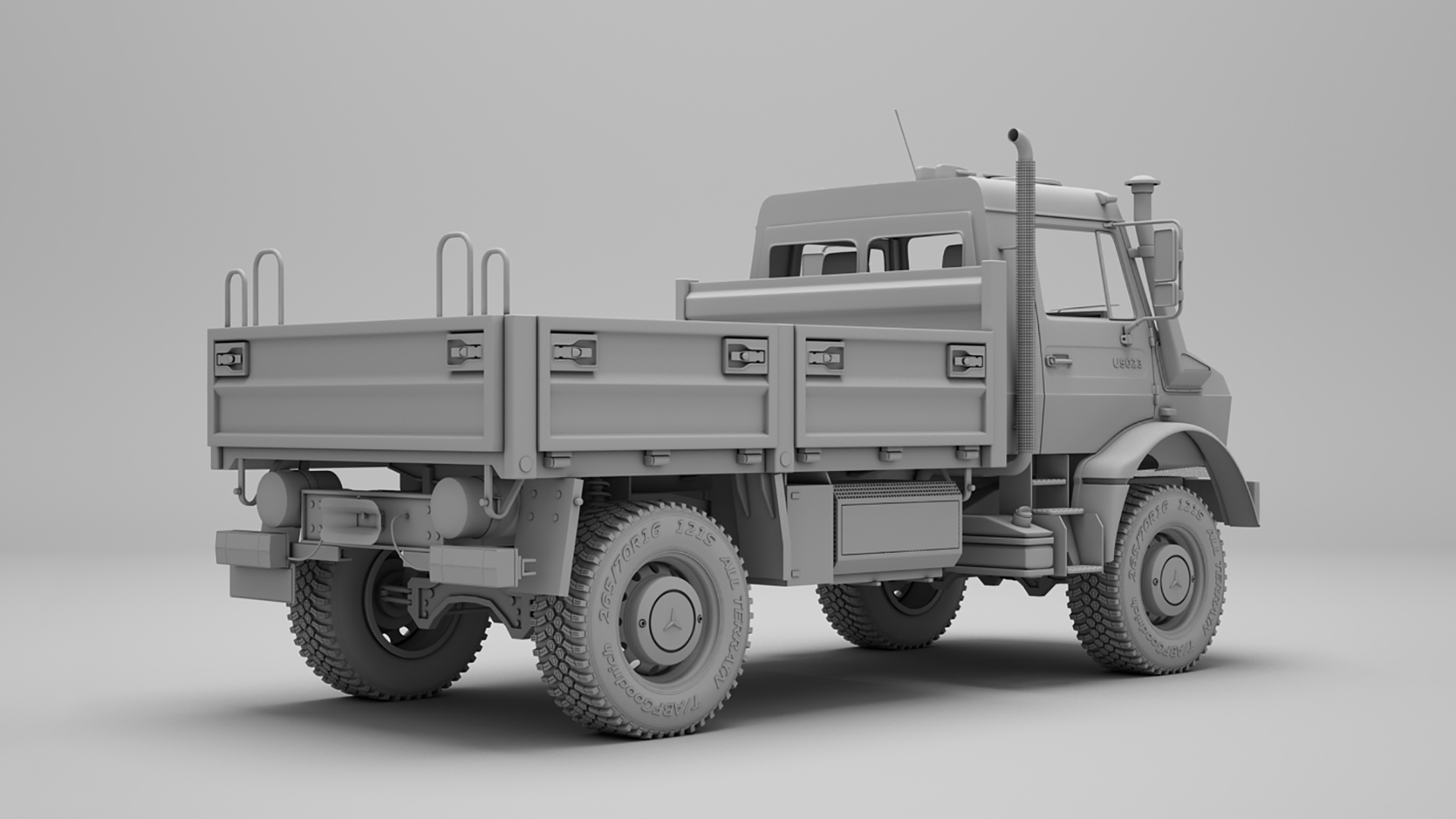 Mercedes - Benz Unimog U4023 - U5023 3D-Modell - TurboSquid 1717286