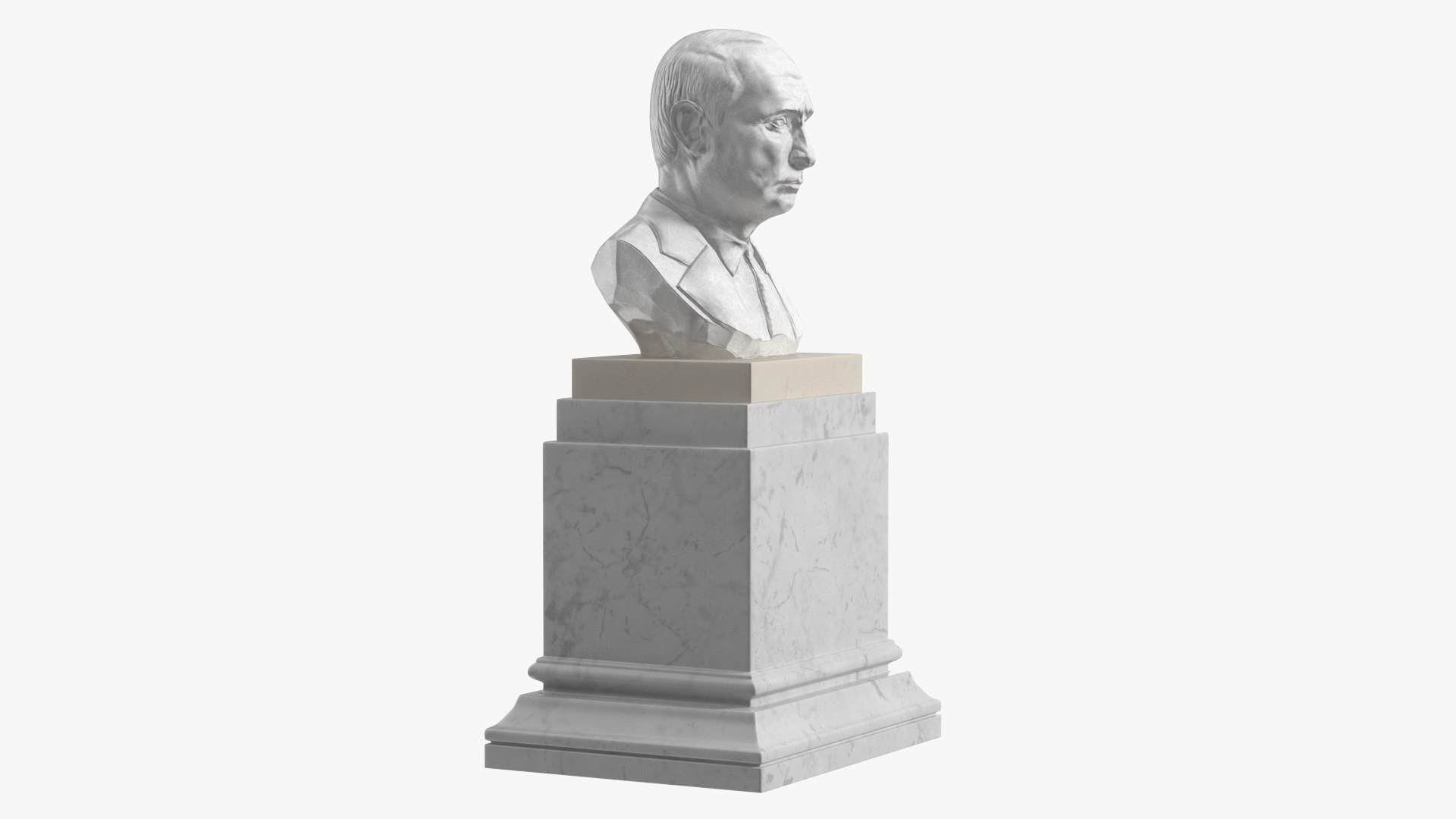 Marble Busts Of Presidents On Pedestal Collection 3D Model - TurboSquid ...