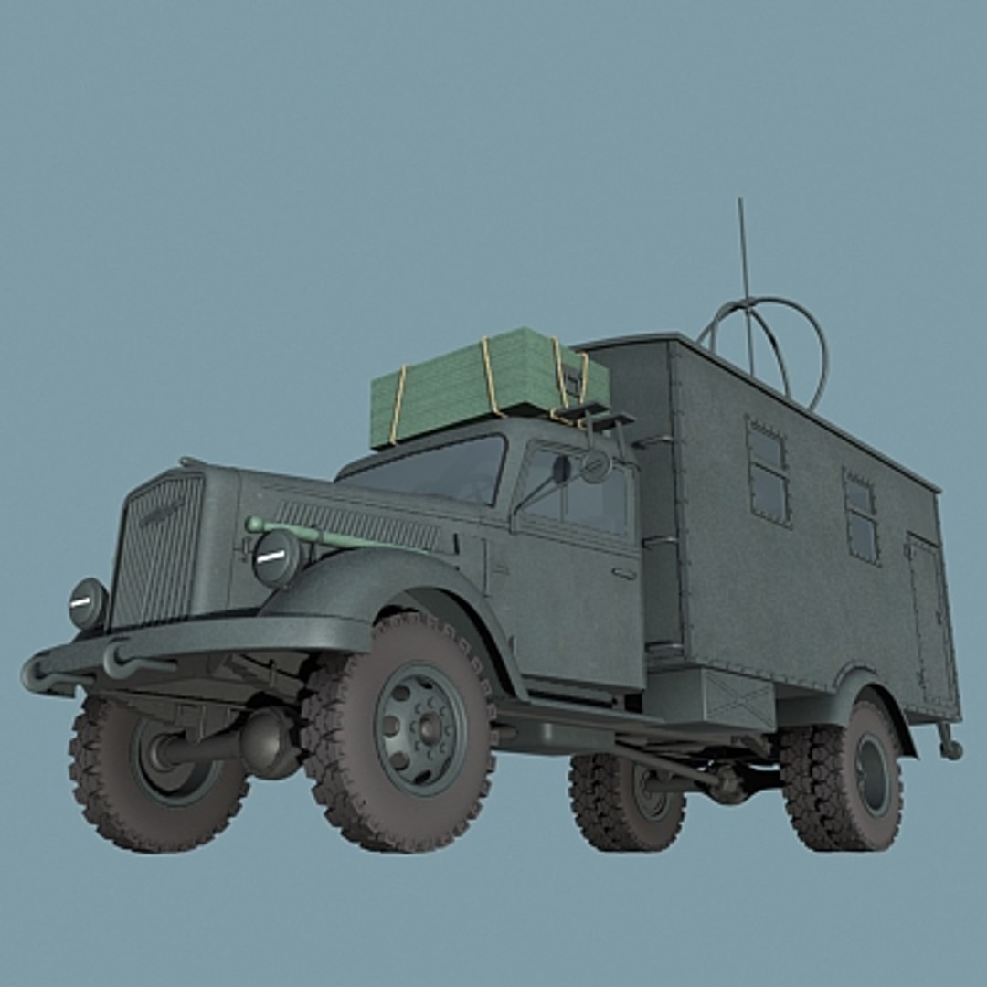 German Wwii Opel Blitz 3ds