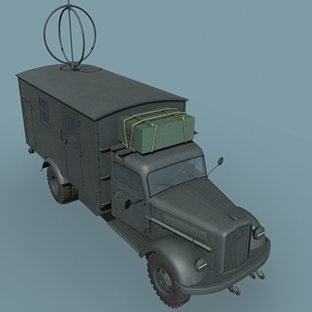 German Wwii Opel Blitz 3ds