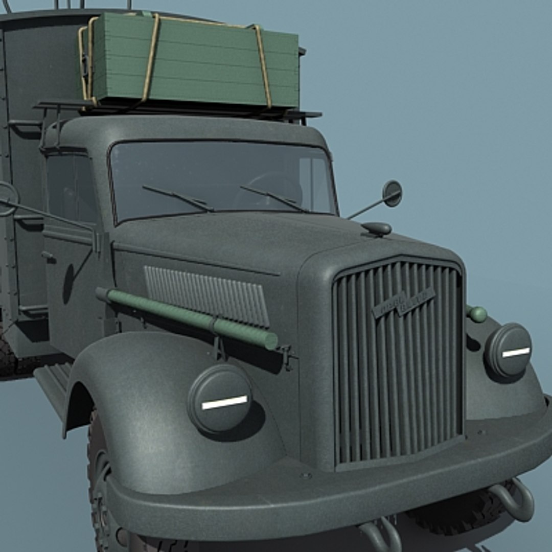German Wwii Opel Blitz 3ds