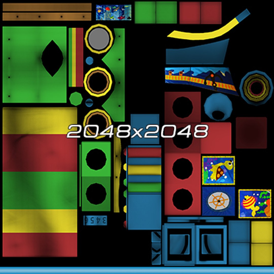 Playground Ready Games 3d Obj