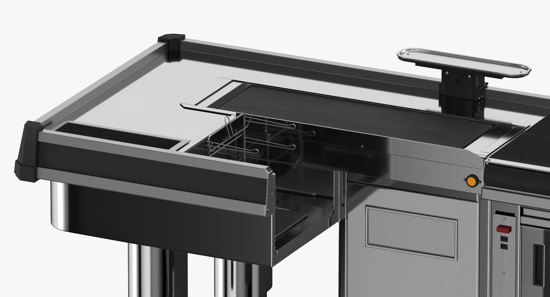 Checkout Conveyor Scanner 01 Unlit and Lit 3D model - TurboSquid 2048073