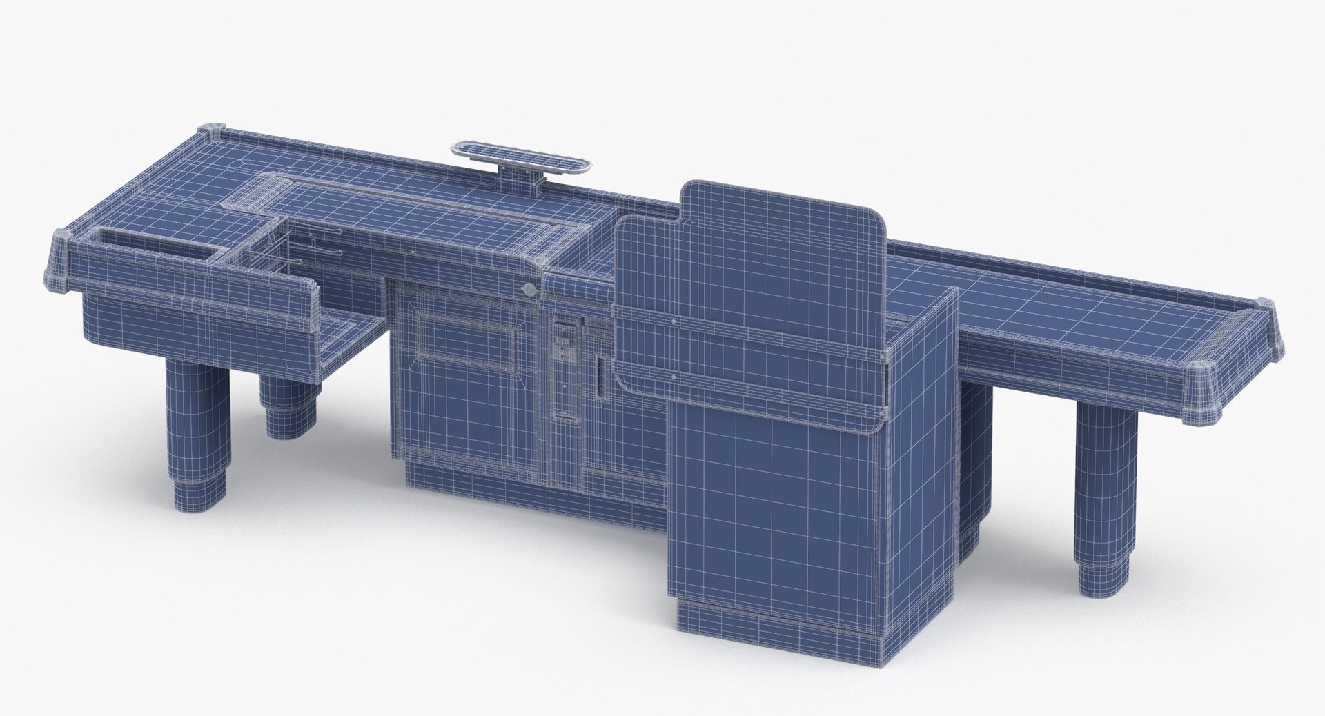 Checkout Conveyor Scanner 01 Unlit and Lit 3D model - TurboSquid 2048073