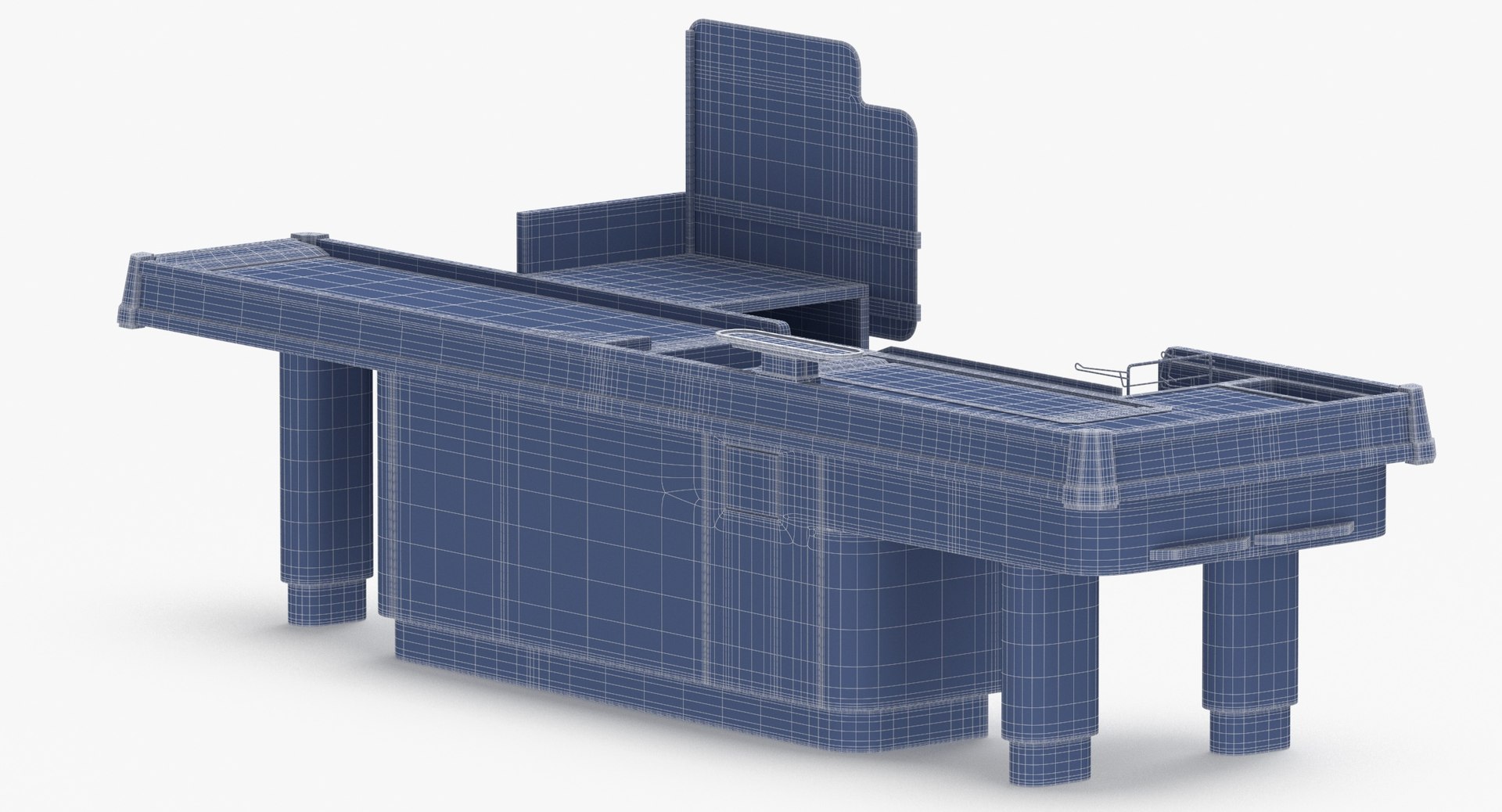 Checkout Conveyor Scanner 01 Unlit and Lit 3D model - TurboSquid 2048073
