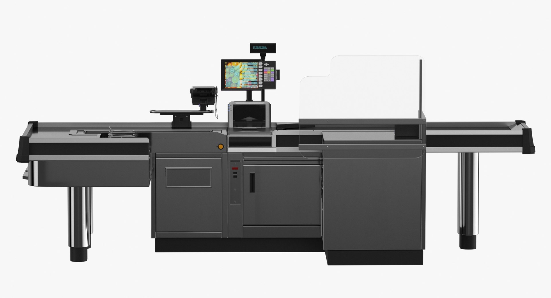 Checkout Conveyor Scanner 01 Unlit And Lit 3D Model - TurboSquid 2048073