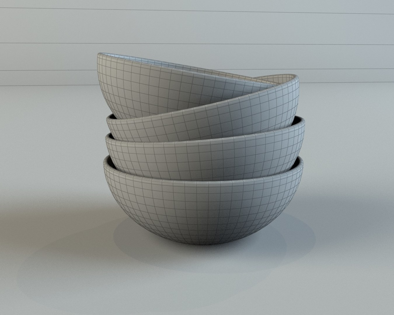 Ceramic Bowls 3d Model