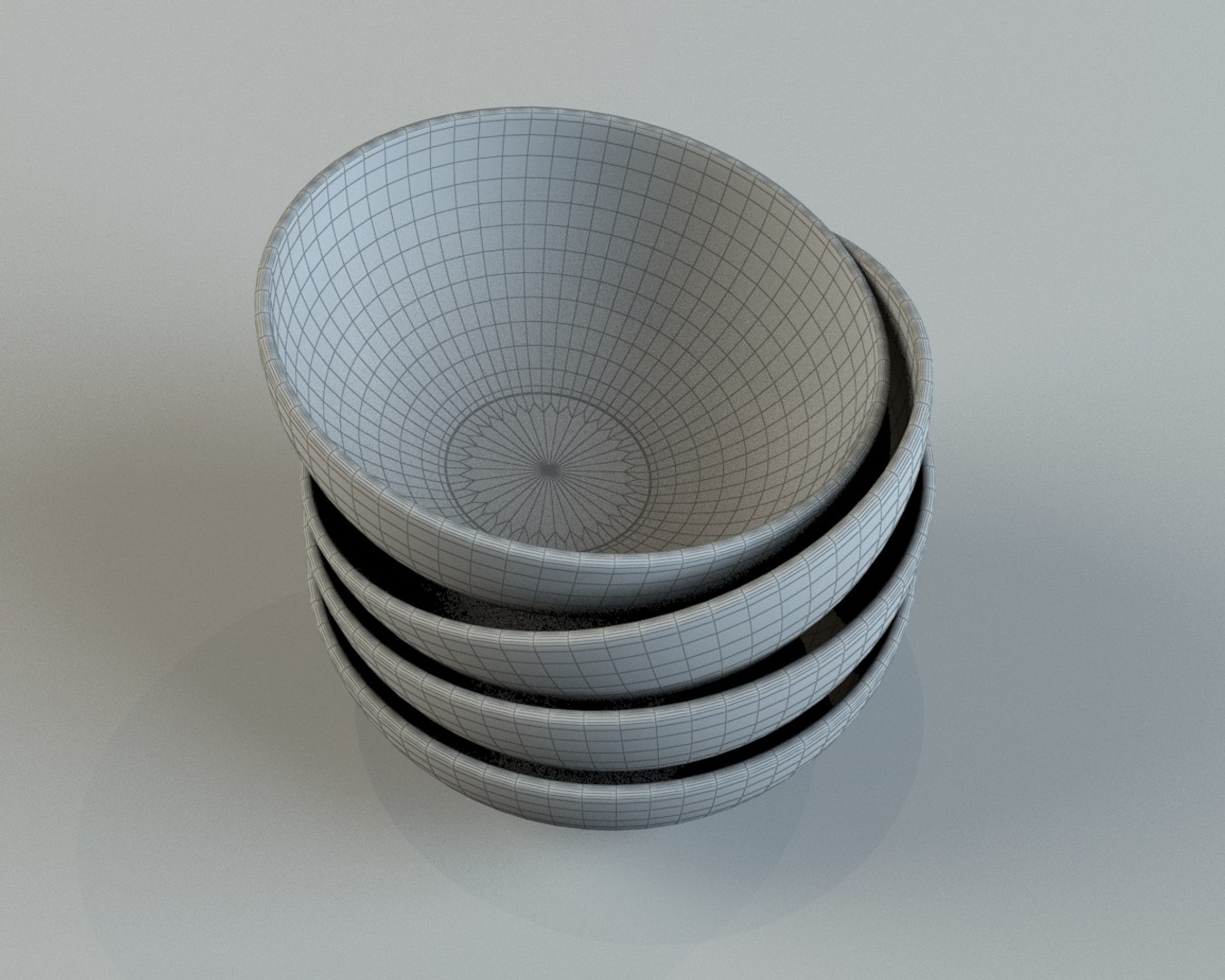 Ceramic Bowls 3d Model