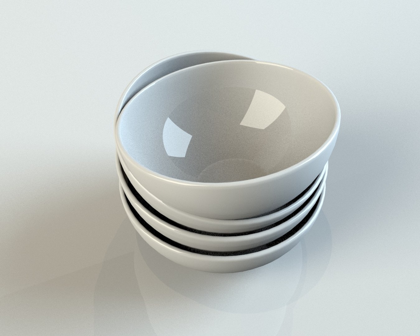 Ceramic Bowls 3d Model