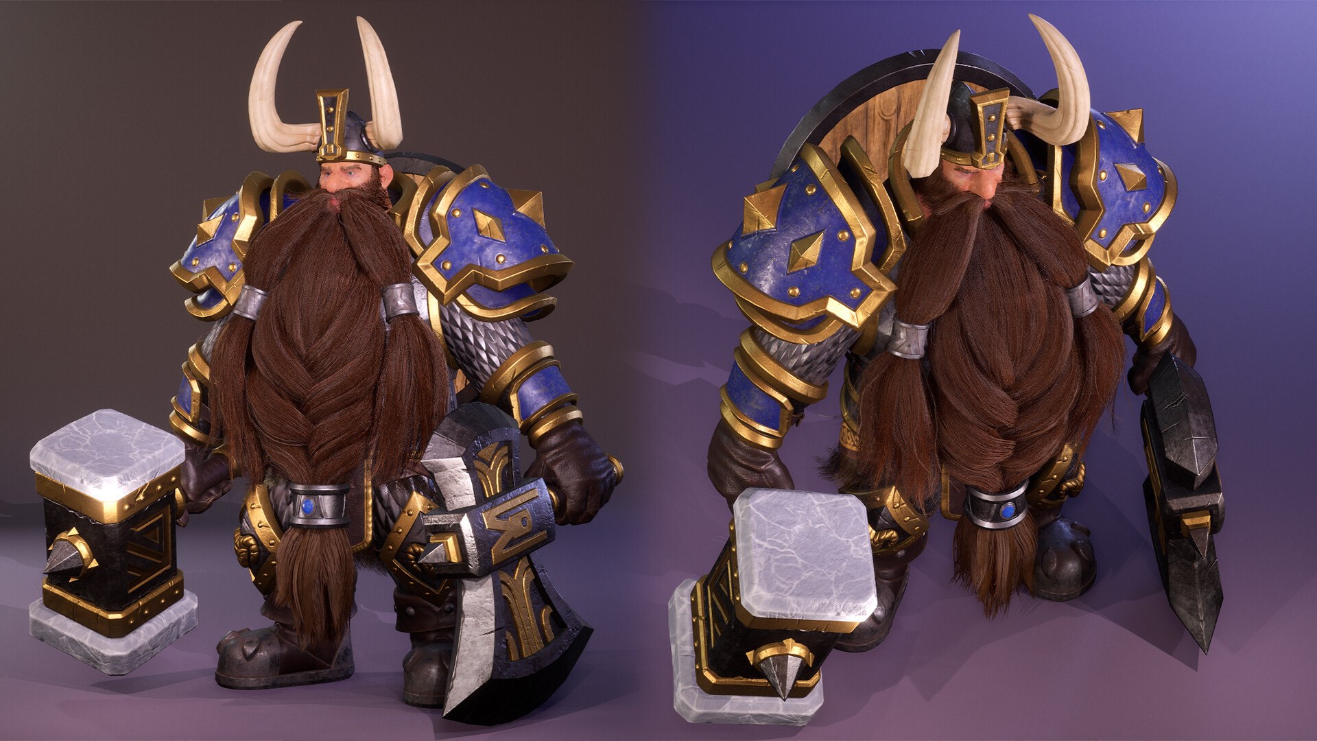 Dwarf Muradin Warcraft 3 Reforged 3D - TurboSquid 2515213