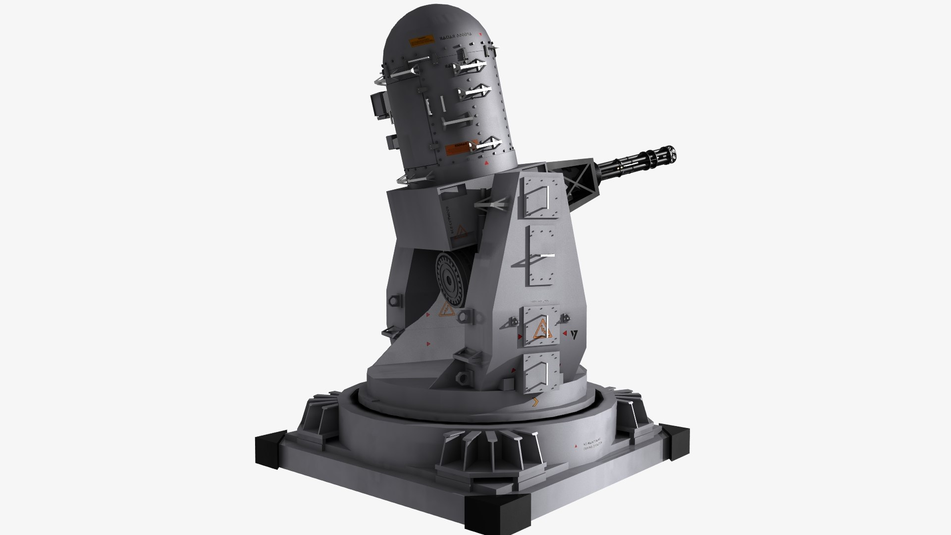 3D Model Anti-Missile Turret - TurboSquid 2016660