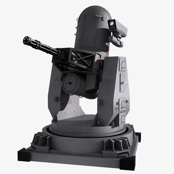 particle gun turret 3d model