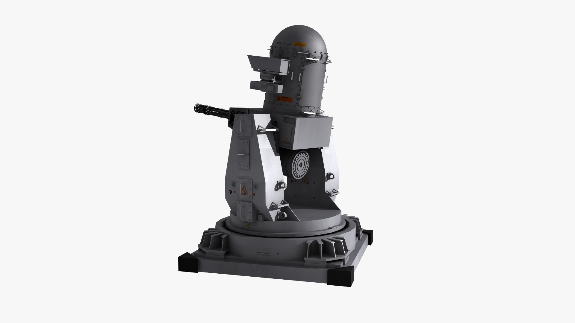 3D Model Anti-Missile Turret - TurboSquid 2016660