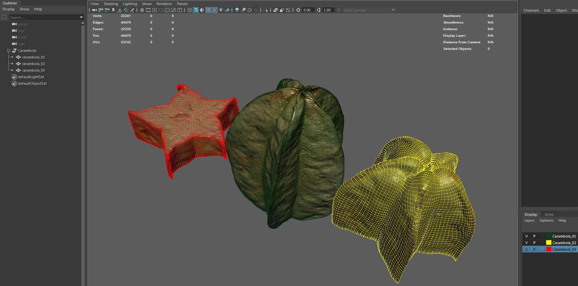 3D Carambola model - TurboSquid 1832093