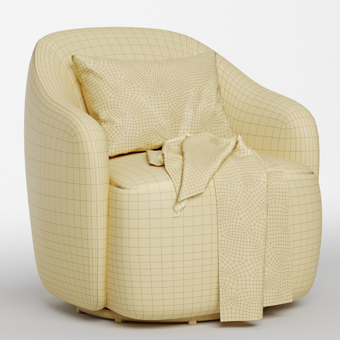 3D Ray Swivel Chair - TurboSquid 2349683