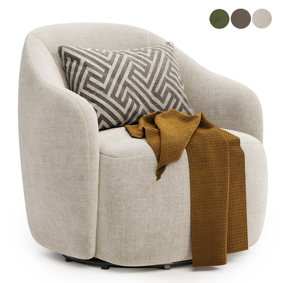 3D Ray Swivel Chair - TurboSquid 2349683