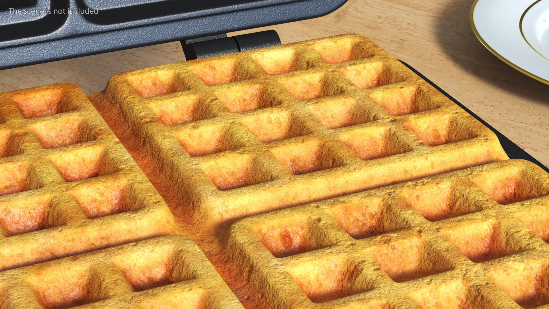 3D model Waffle Maker with Square Waffle - TurboSquid 2018615