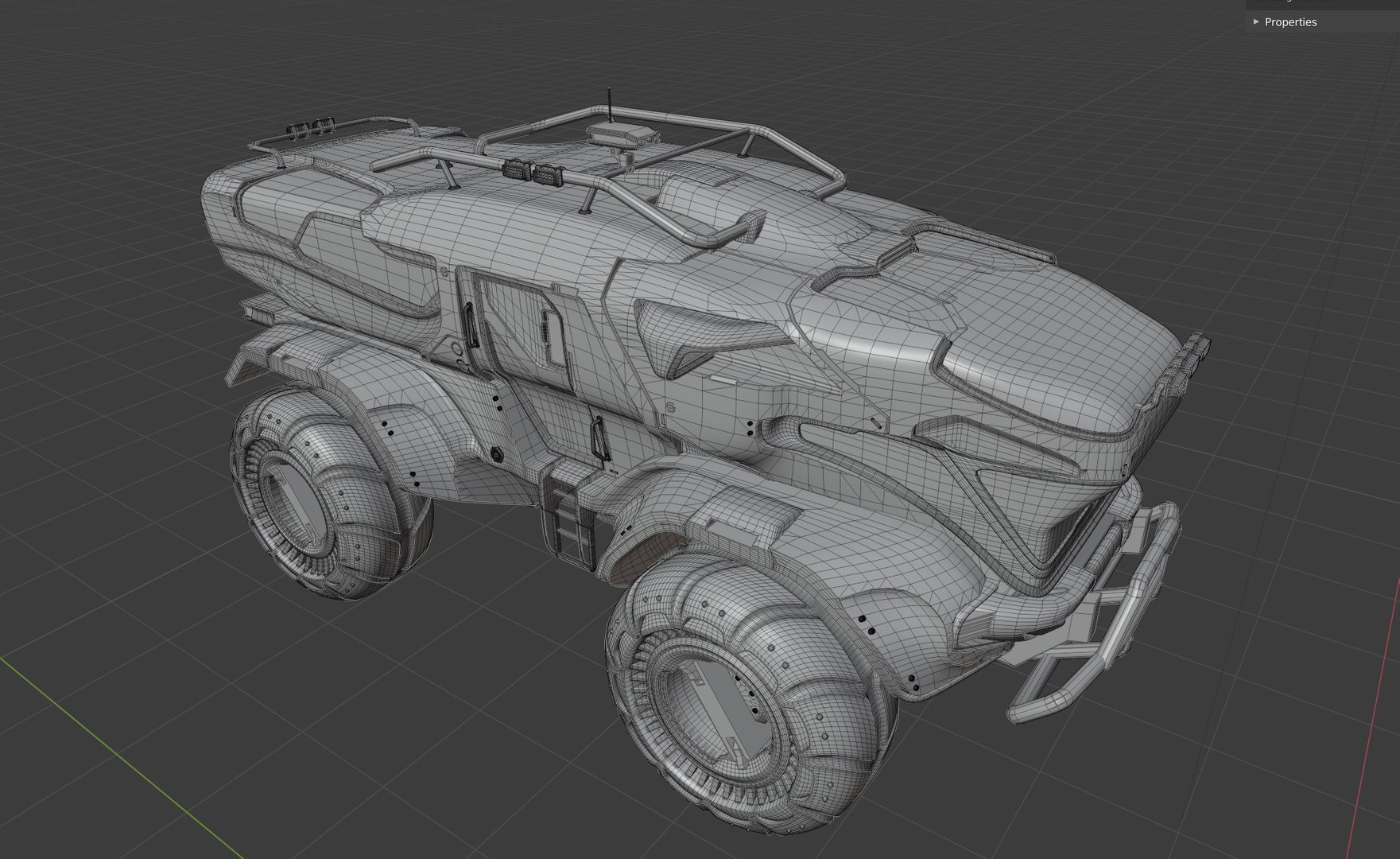3D Sci Fi Vehicle - TurboSquid 1676591