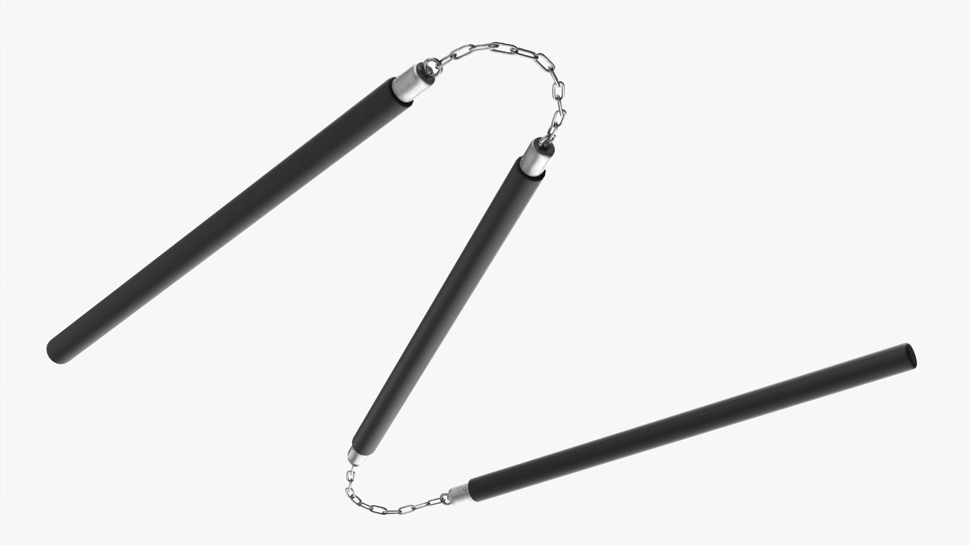 3D Staff Three Sectional Plastic - TurboSquid 1856560