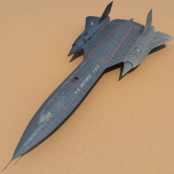 3d sr-71 blackbird