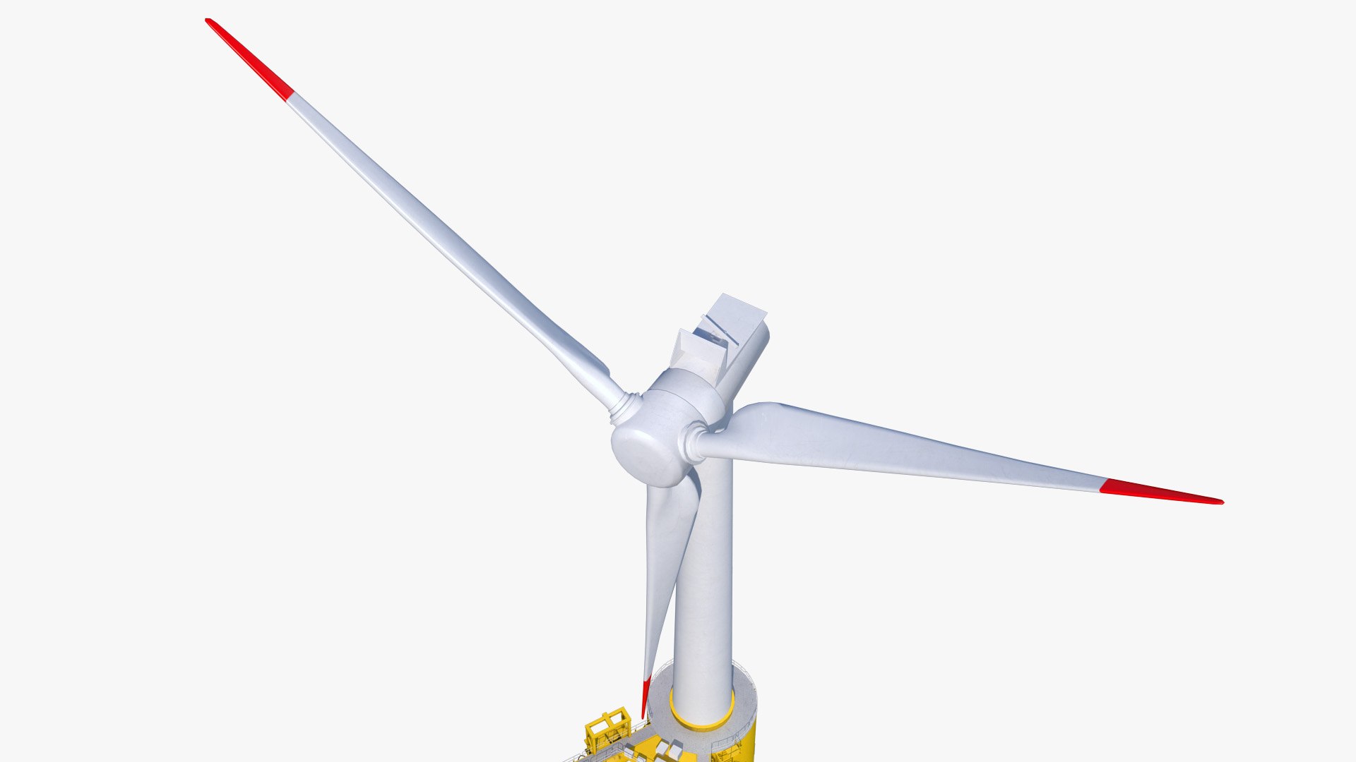 3D Model Floating Offshore Wind Turbine - TurboSquid 1850270