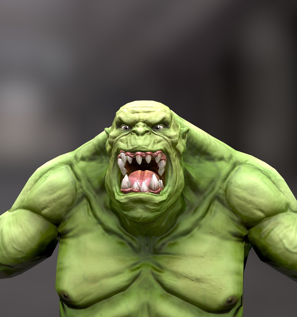 3D Orc Character Model - TurboSquid 1369811