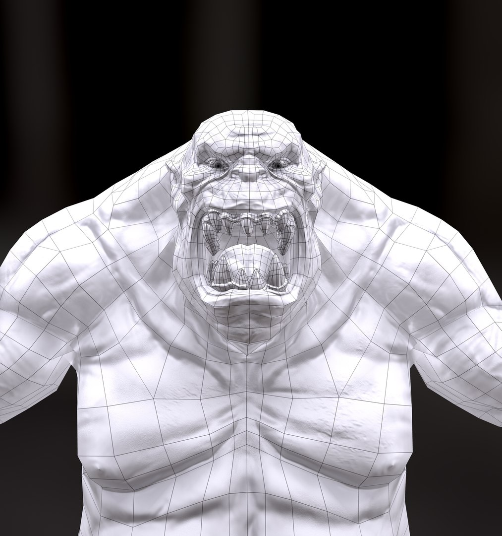 3D Orc Character Model - TurboSquid 1369811