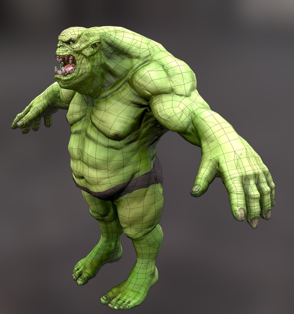 3D Orc Character Model - TurboSquid 1369811