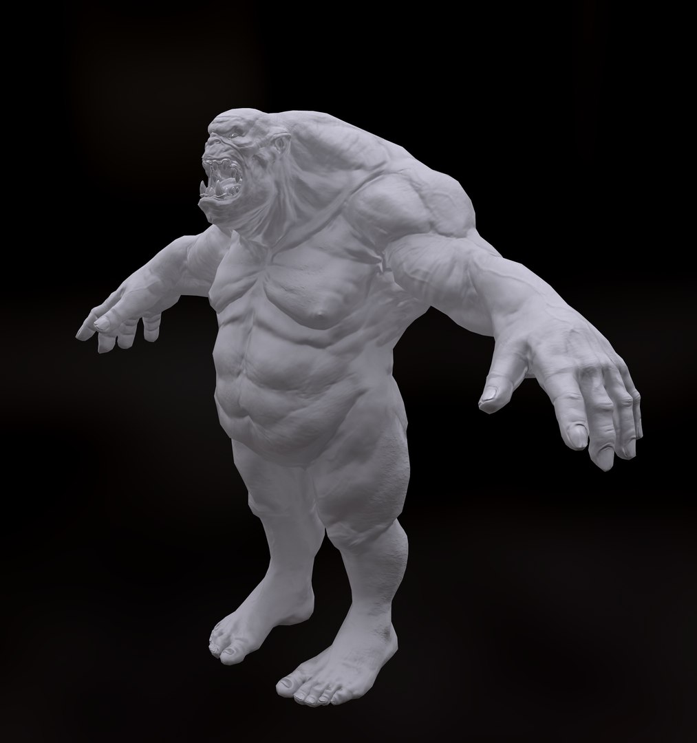 3D Orc Character Model - TurboSquid 1369811