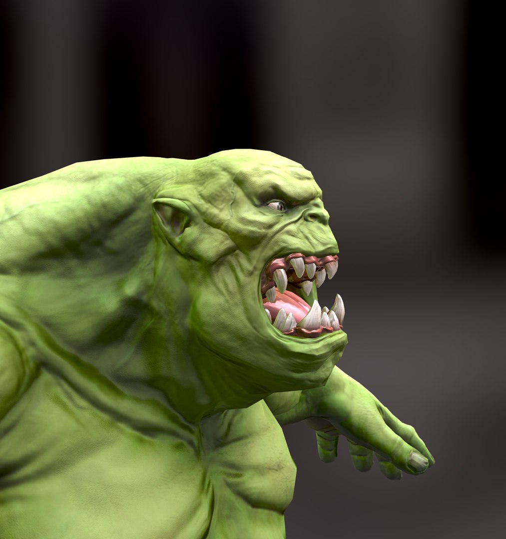 3D Orc Character Model - TurboSquid 1369811