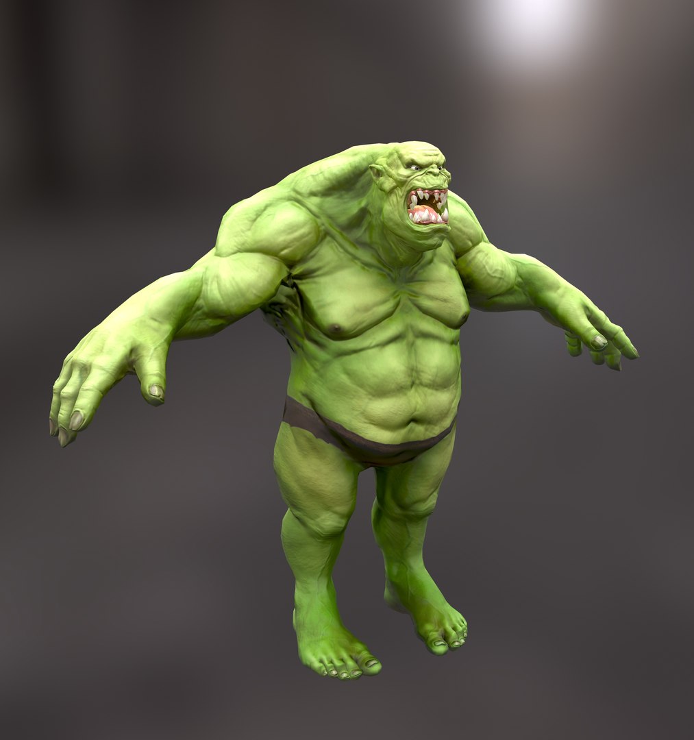 3D Orc Character Model - TurboSquid 1369811