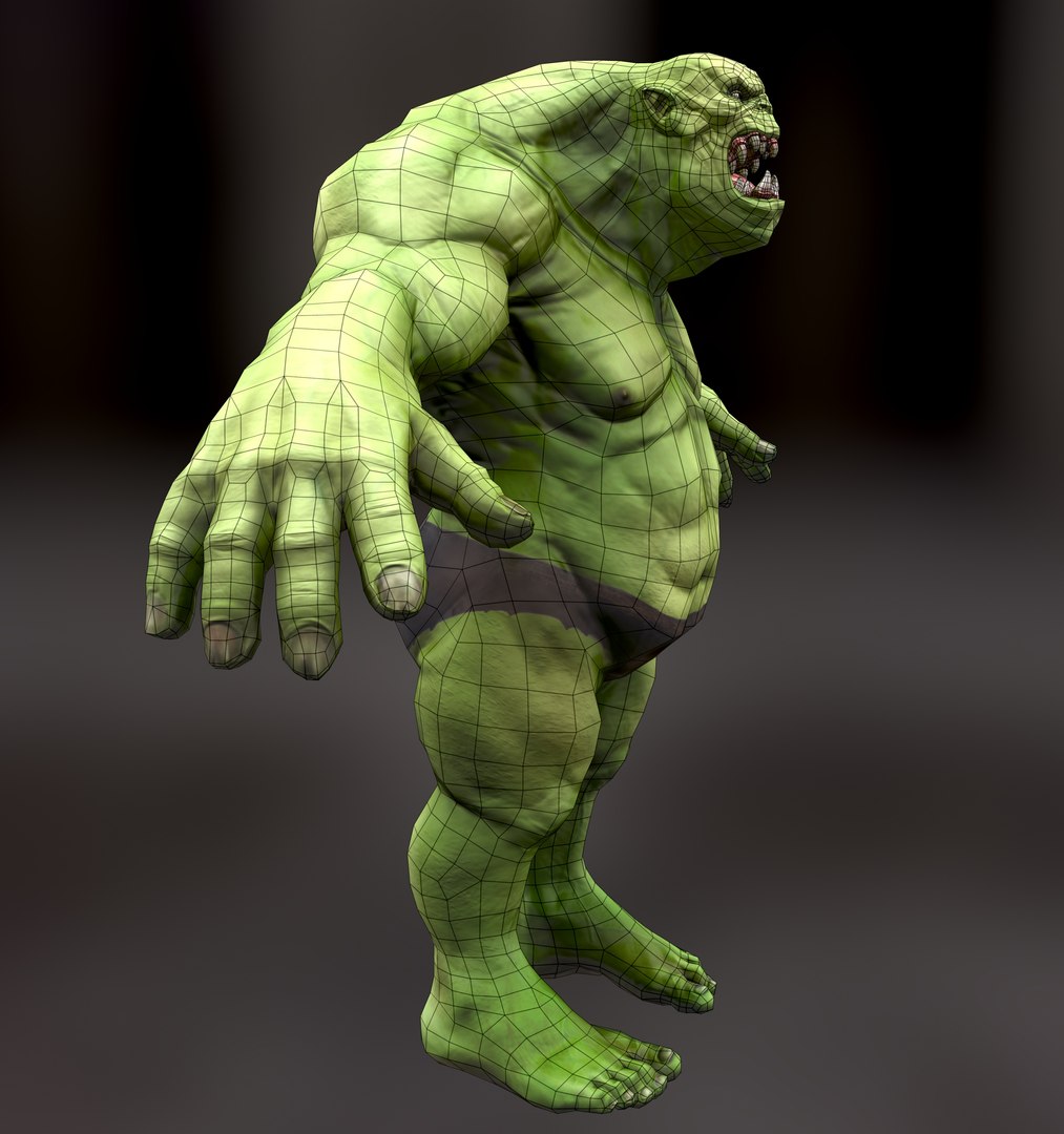 3D Orc Character Model - TurboSquid 1369811