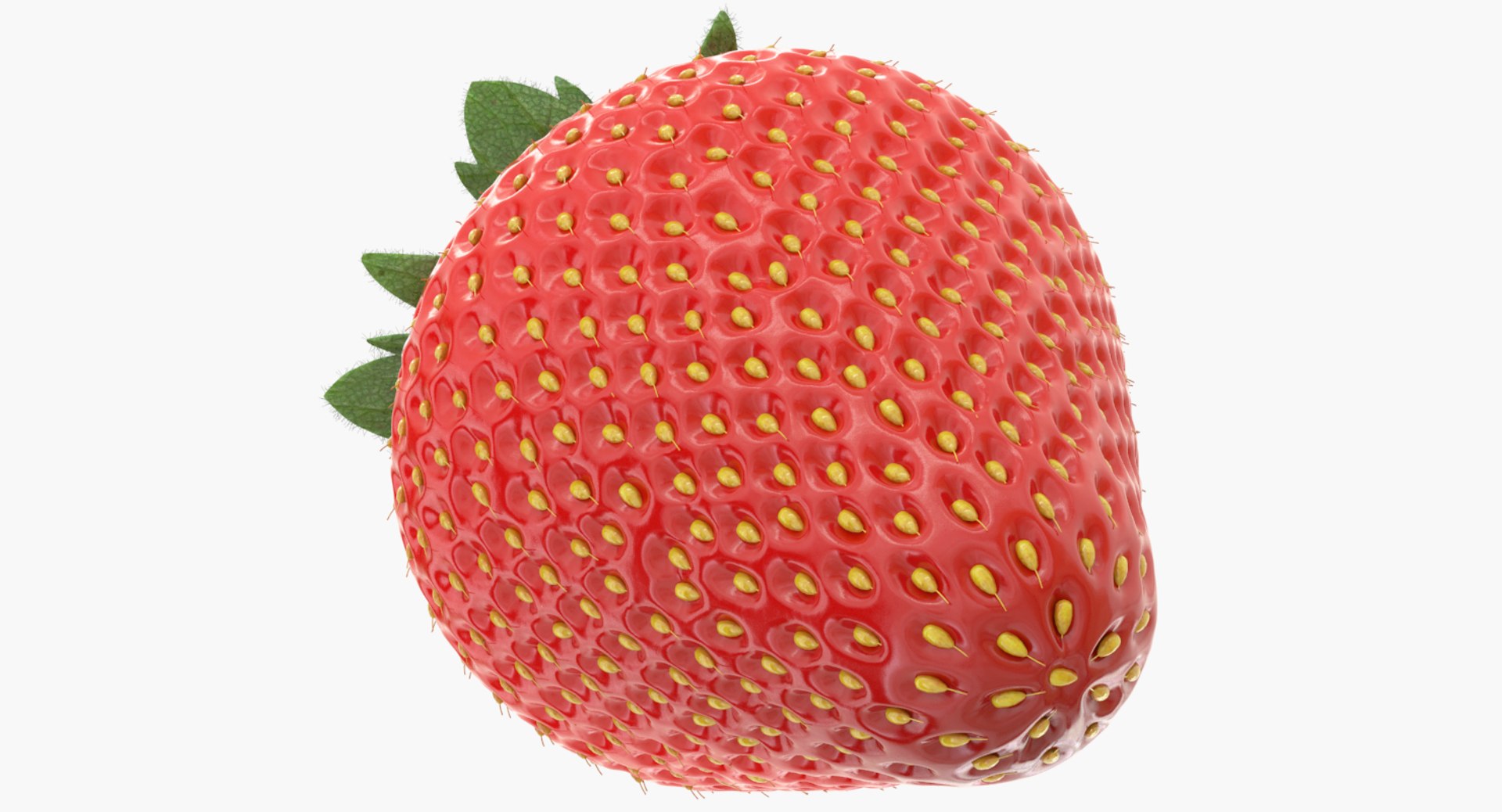 Realistic Strawberry Model - TurboSquid 1168174