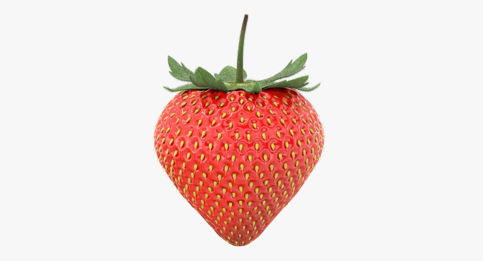 Realistic Strawberry Model - TurboSquid 1168174