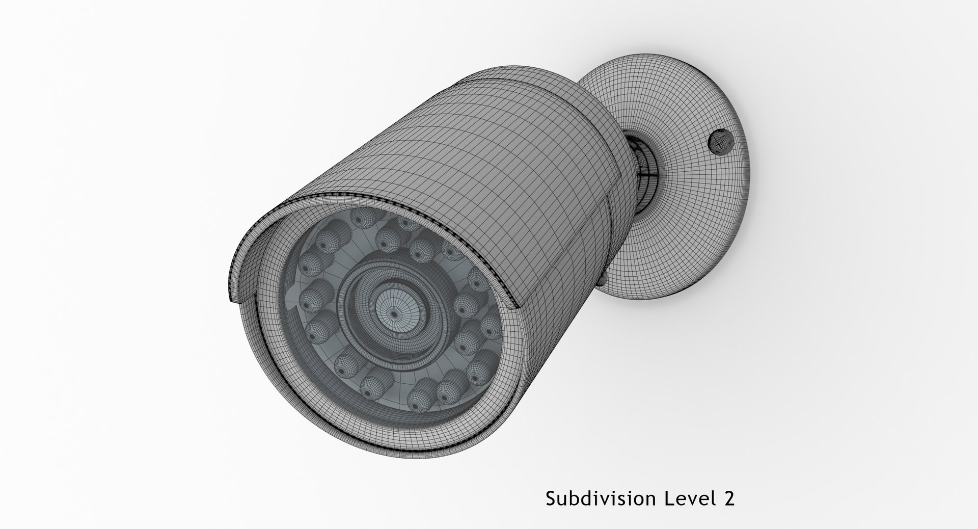 Cctv Security Camera 3d Model