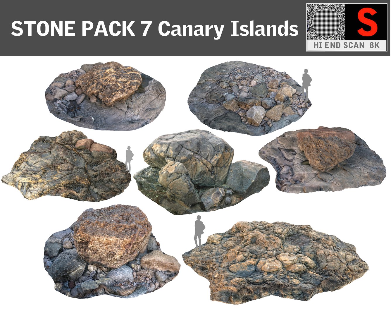 maya stone pack 7 hd