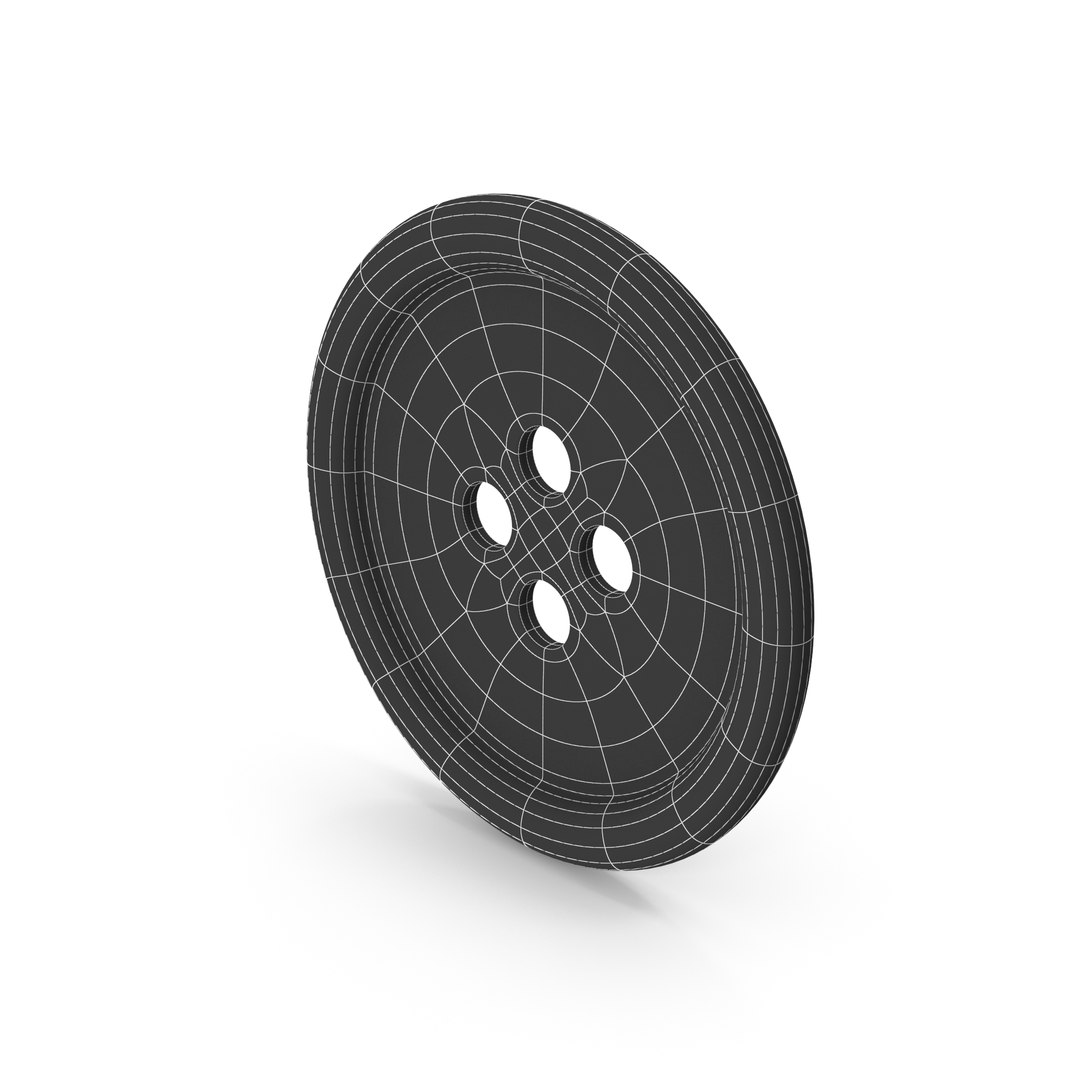 Cloth Button 3D Model - TurboSquid 2189907