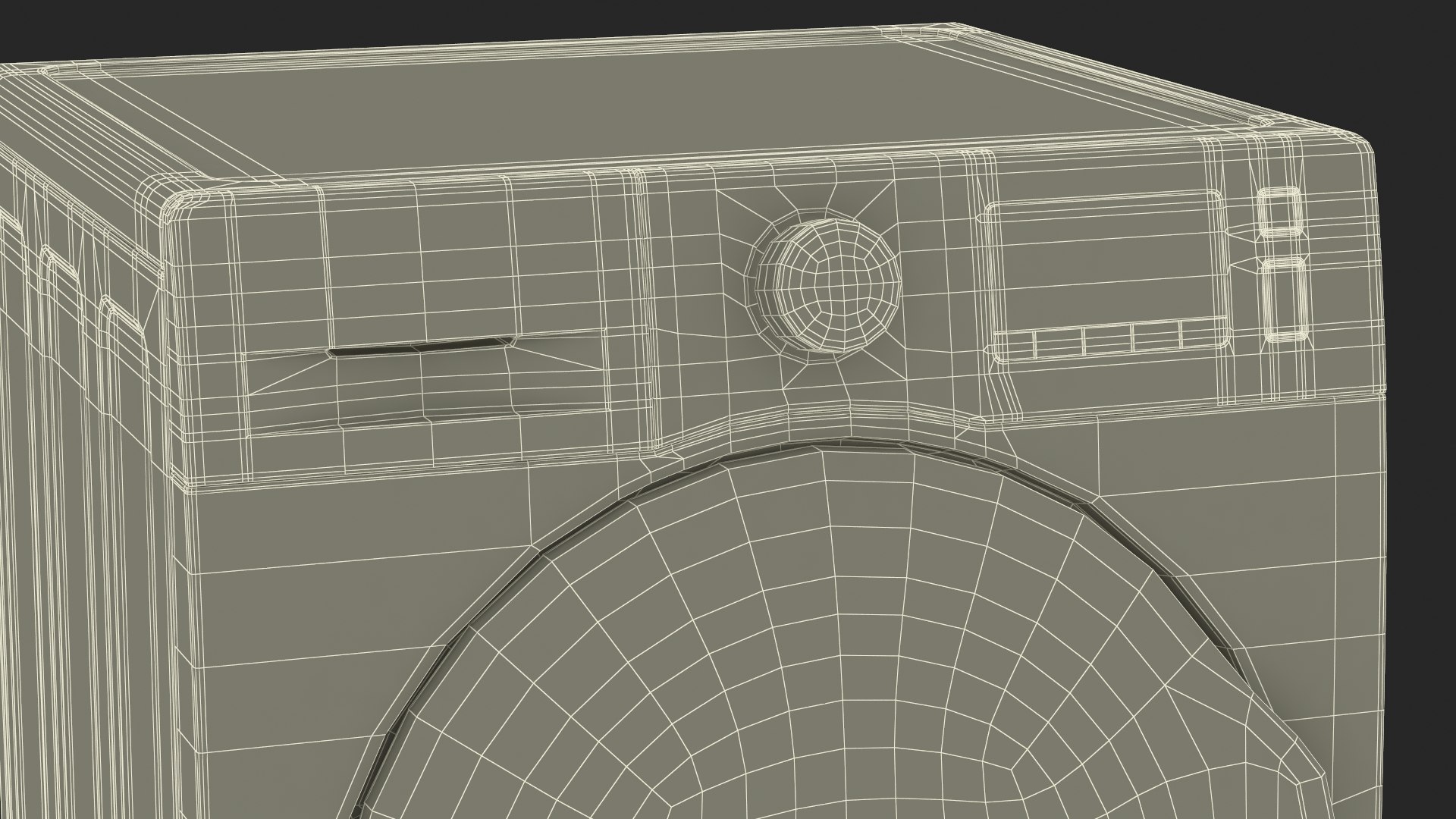 Washing Machine With An Anti-Vibration Mat Model - TurboSquid 2321506