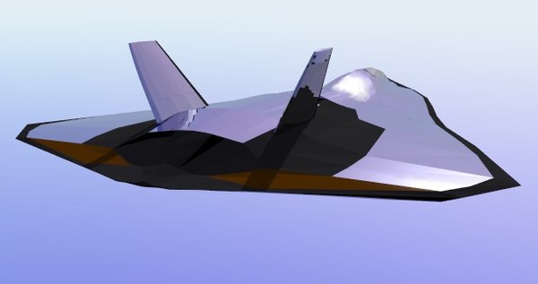 ultra secret aurora 3d model