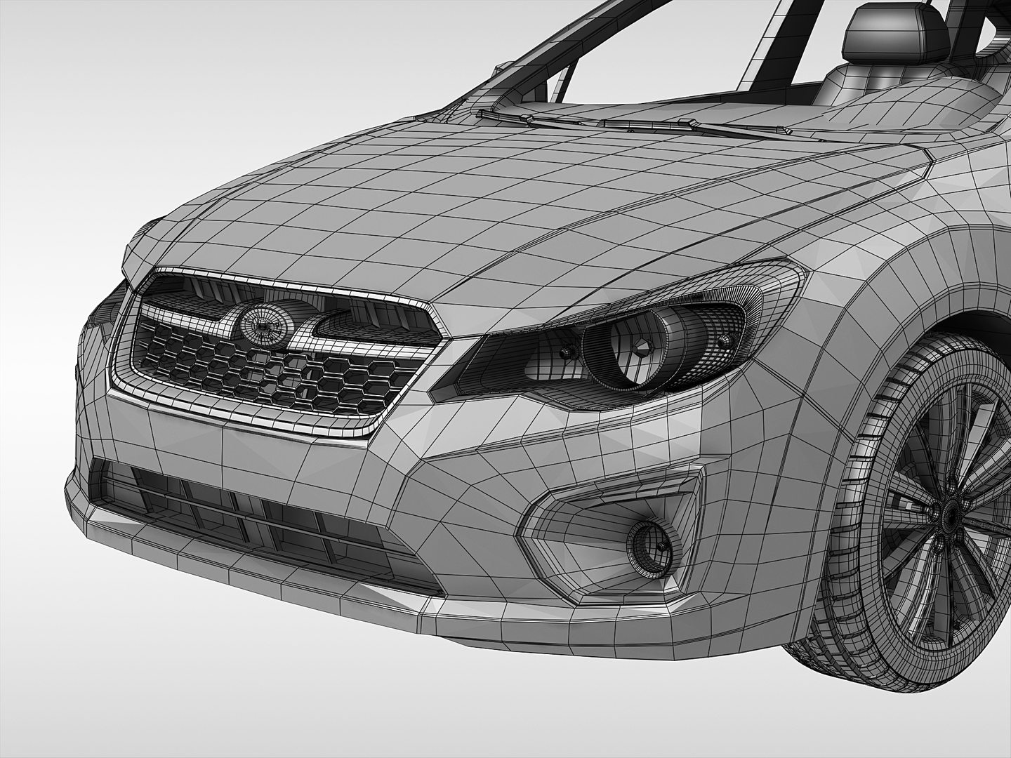 3D model - subaru car - TurboSquid 1291271