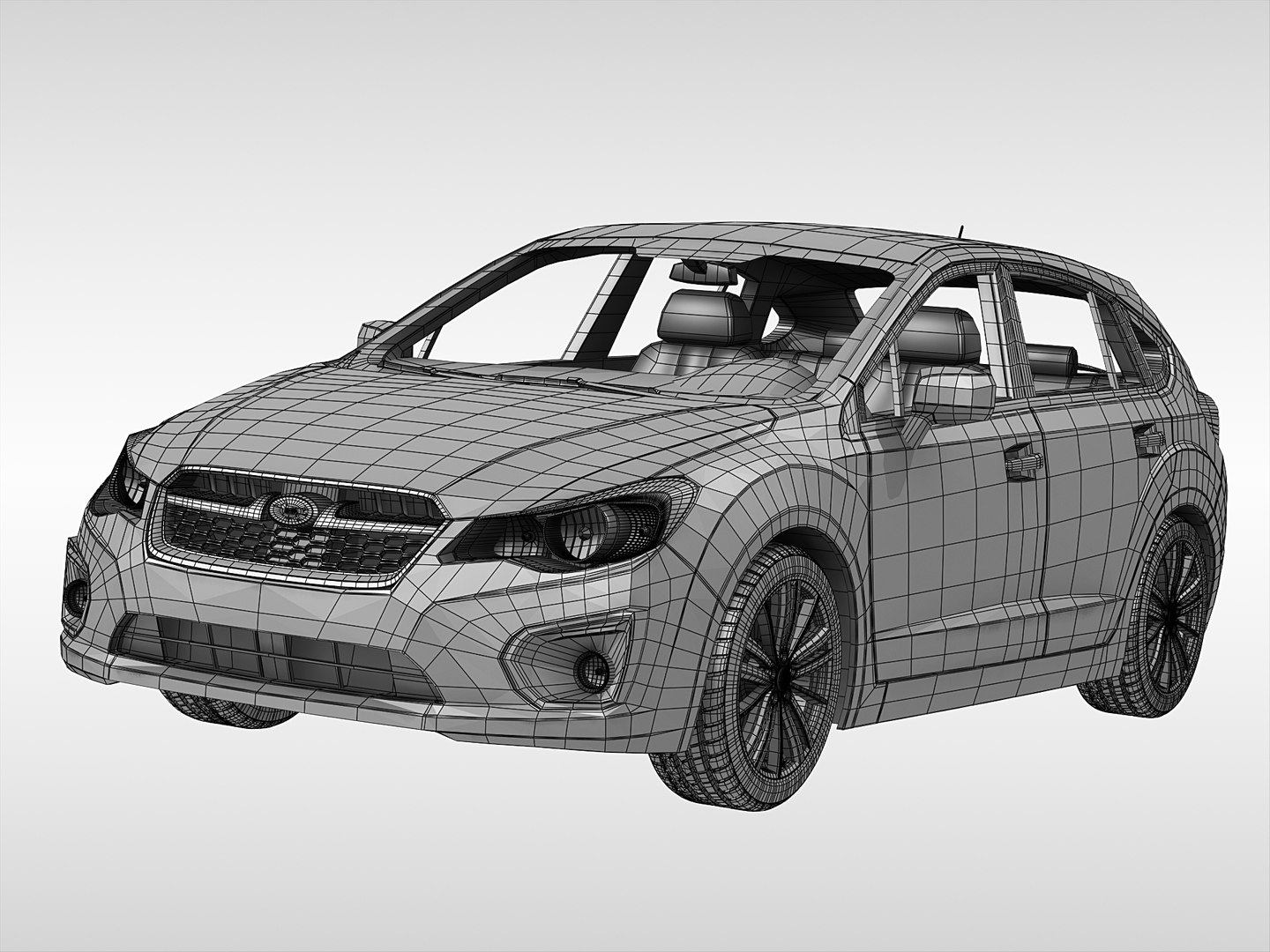 3D Model - Subaru Car - TurboSquid 1291271