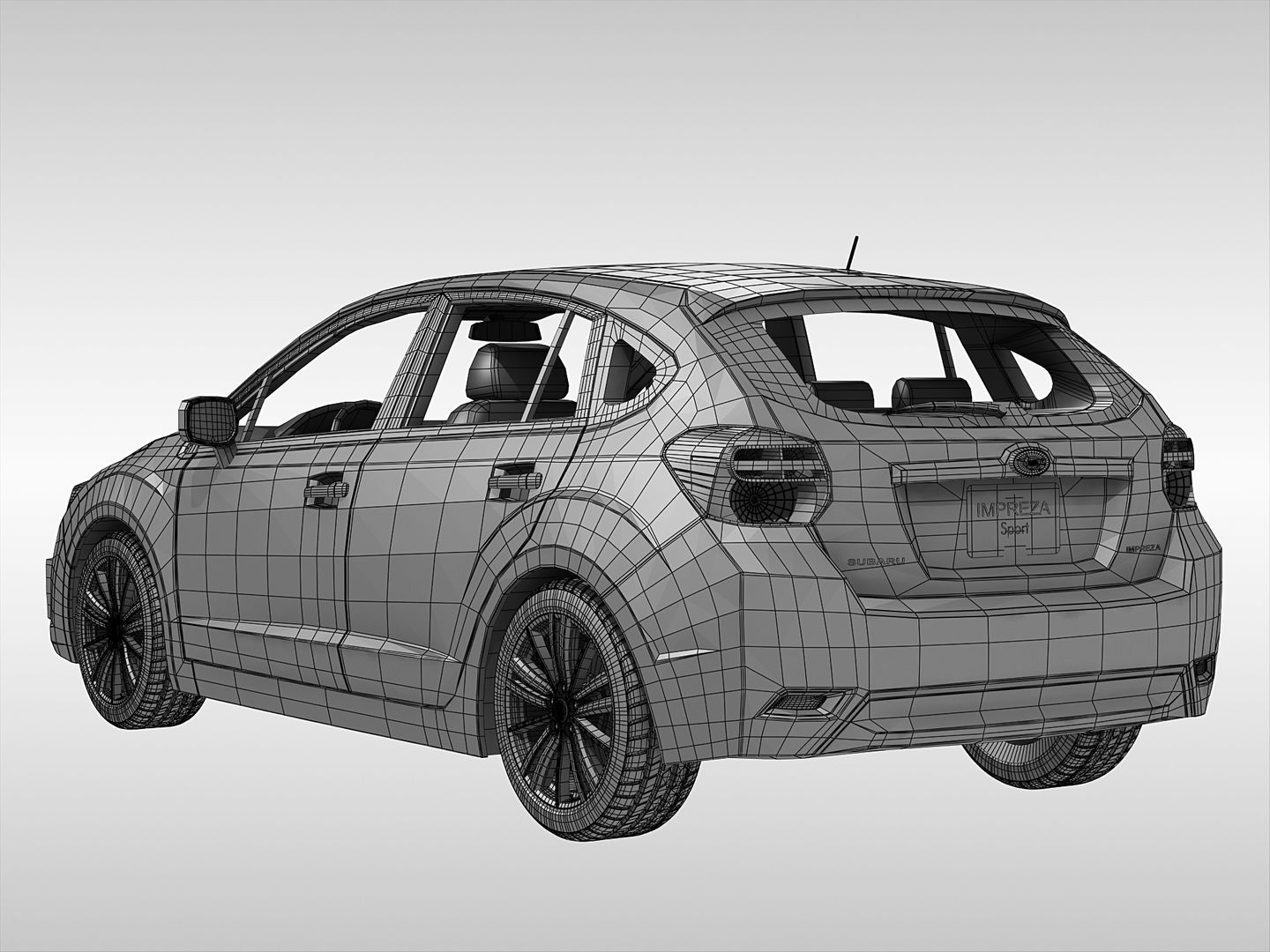 3D model - subaru car - TurboSquid 1291271