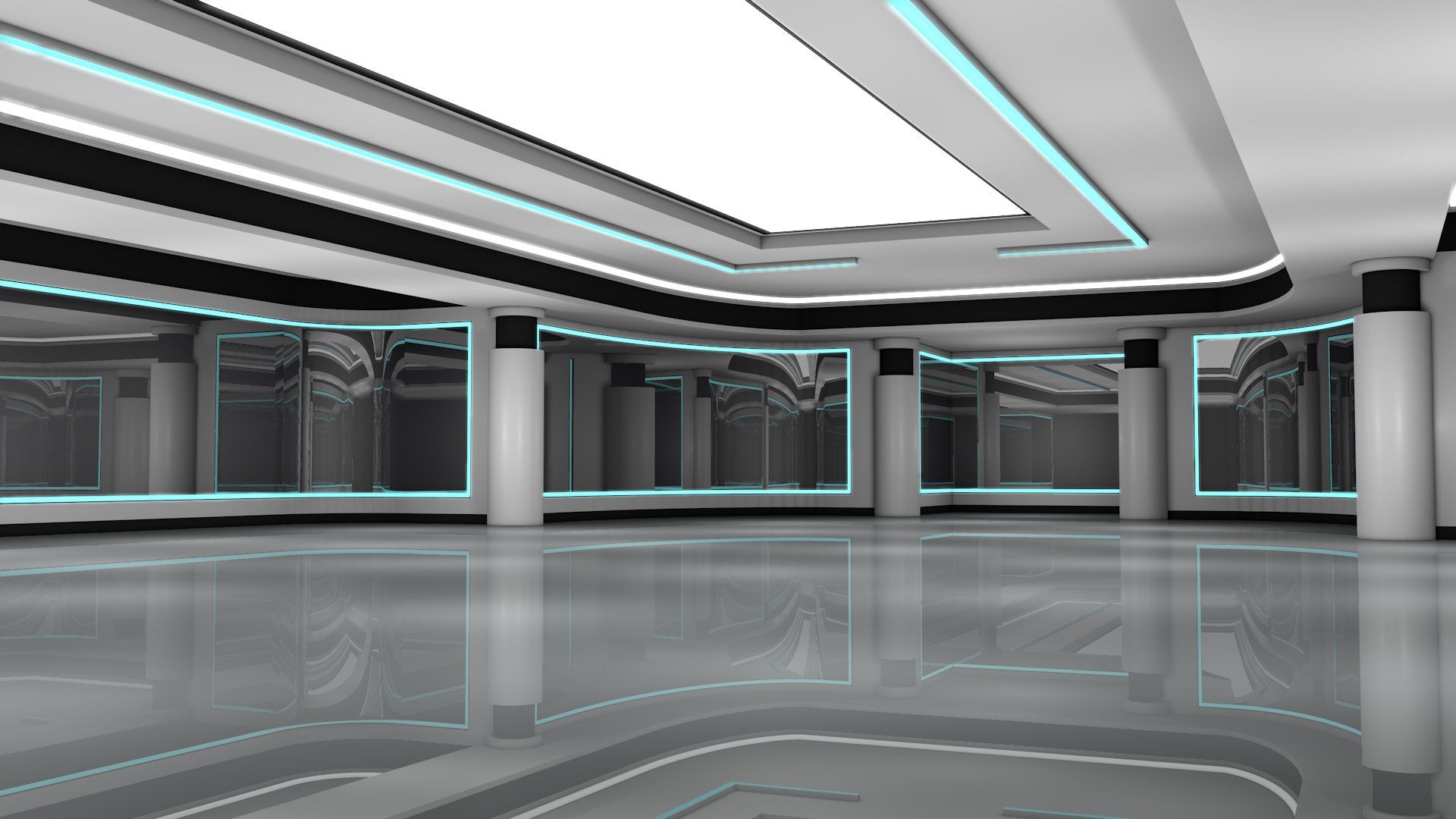Sci Fi Interior Hangar 3D - TurboSquid 2547797