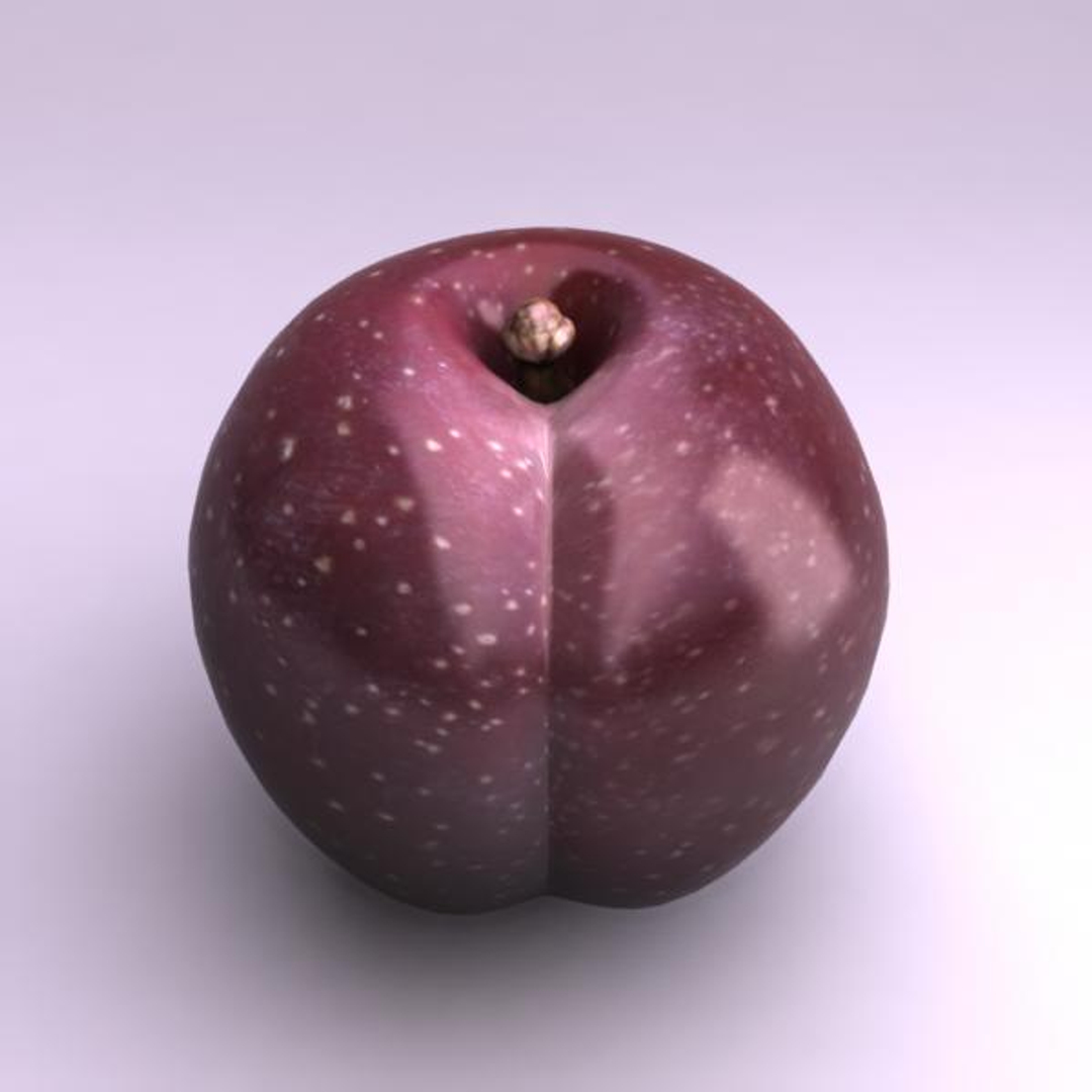 3d Model Plum