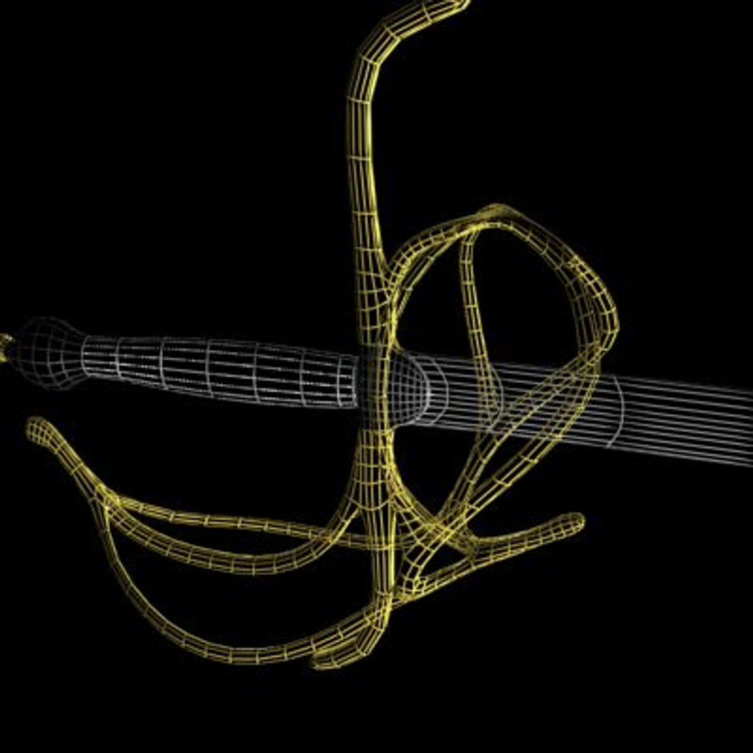 3d Model Rapier