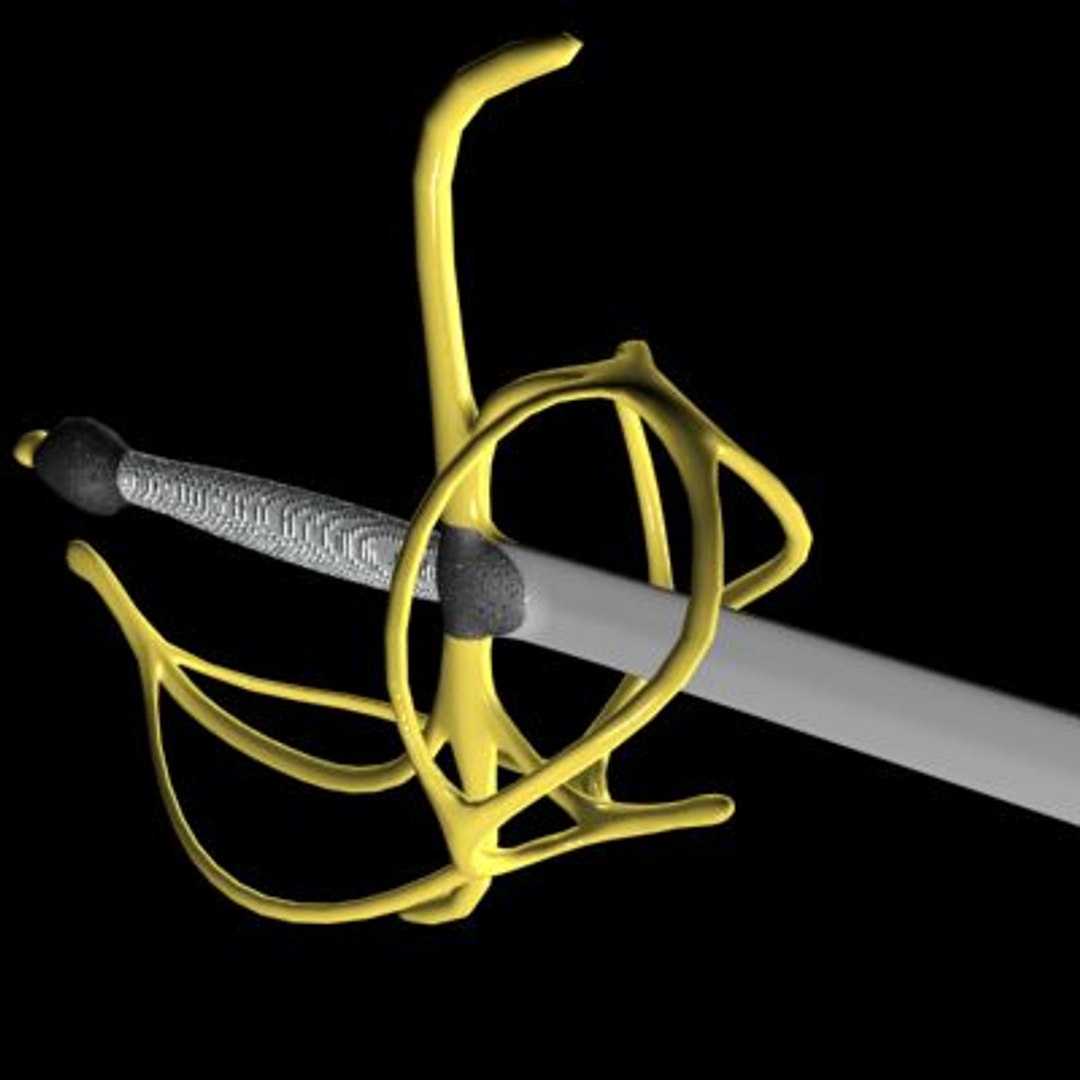 3d Model Rapier